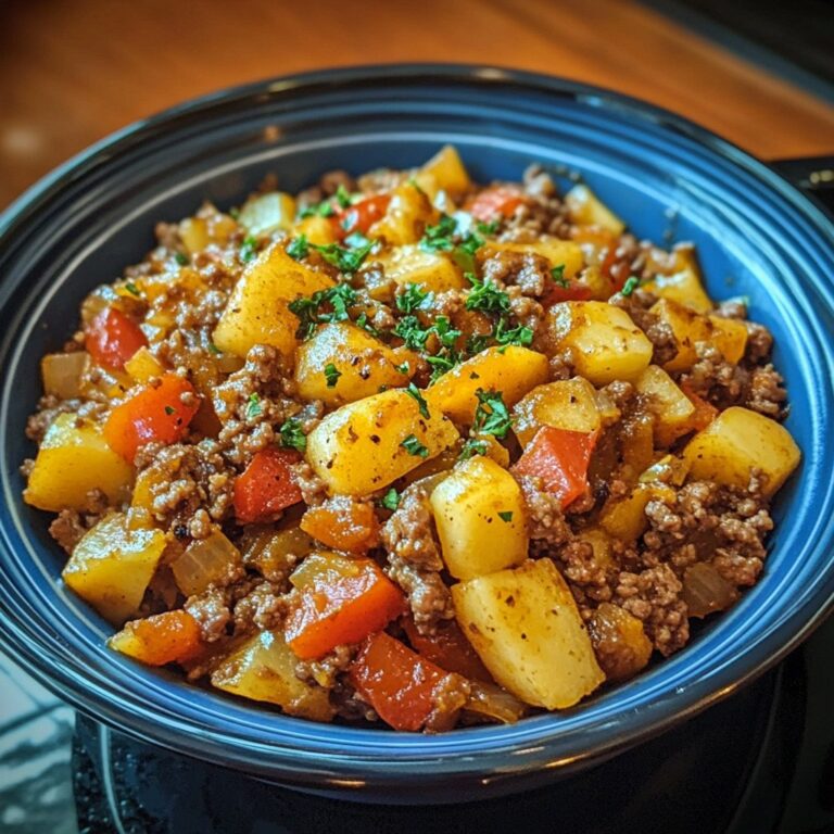 Slow Cooker Hamburger Hash