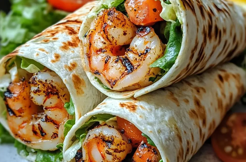 Grilled Shrimp Wrap Grilled Shrimp Lettuce Cups